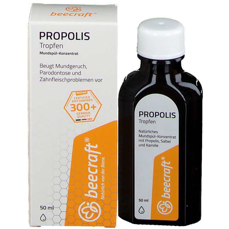 beecraft® Propolis Tropfen Mundspül-Konzentrat 50 ml - Shop Apotheke