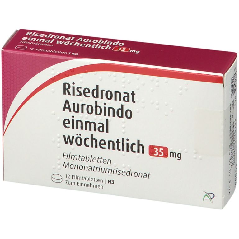Risedronat Aurobindo 35 mg 12 St mit dem E-Rezept kaufen - Shop Apotheke