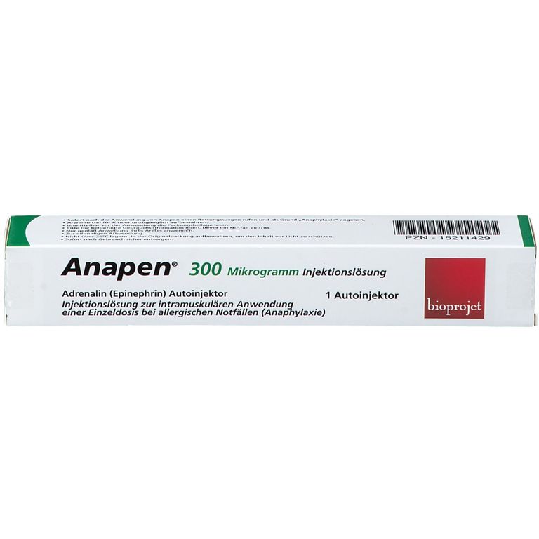 Anapen® 300 µg 1 St mit dem E-Rezept kaufen - Shop Apotheke