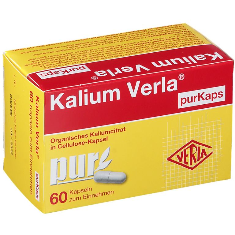 Kalium Verla® purKaps 60 St - Shop Apotheke