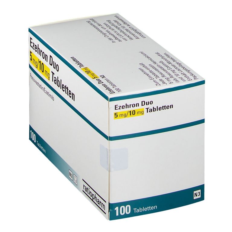 Ezehron Duo 5 mg/10 mg 100 St mit dem E-Rezept kaufen - Shop Apotheke