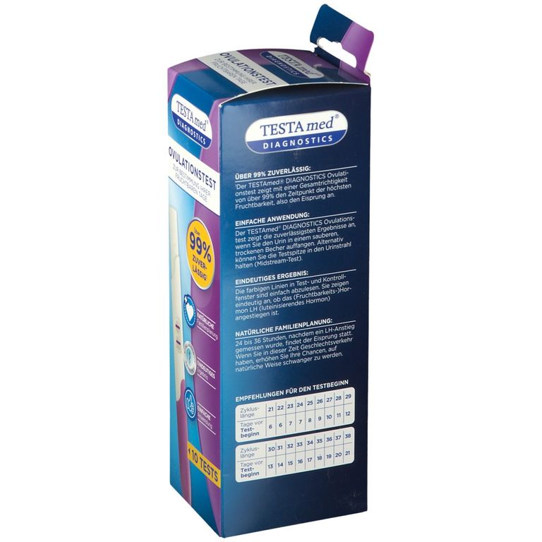 TESTAmed® OVULATIONSTEST 10 St - Shop Apotheke