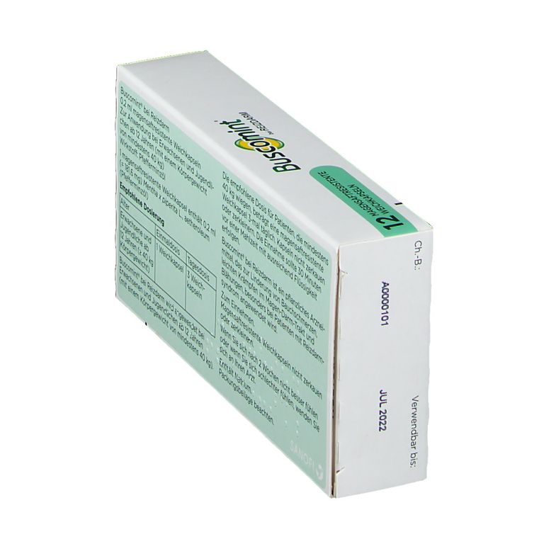 Buscomint® bei Reizdarm mit Pfefferminzöl bei leichten Krämpfen im ...