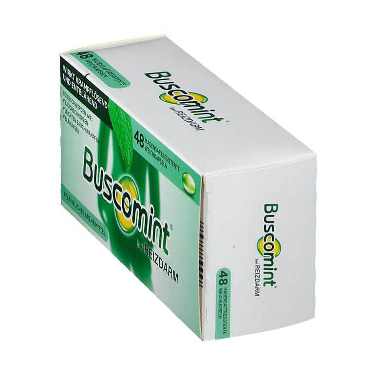 Buscomint® bei Reizdarm mit Pfefferminzöl bei leichten Krämpfen im ...