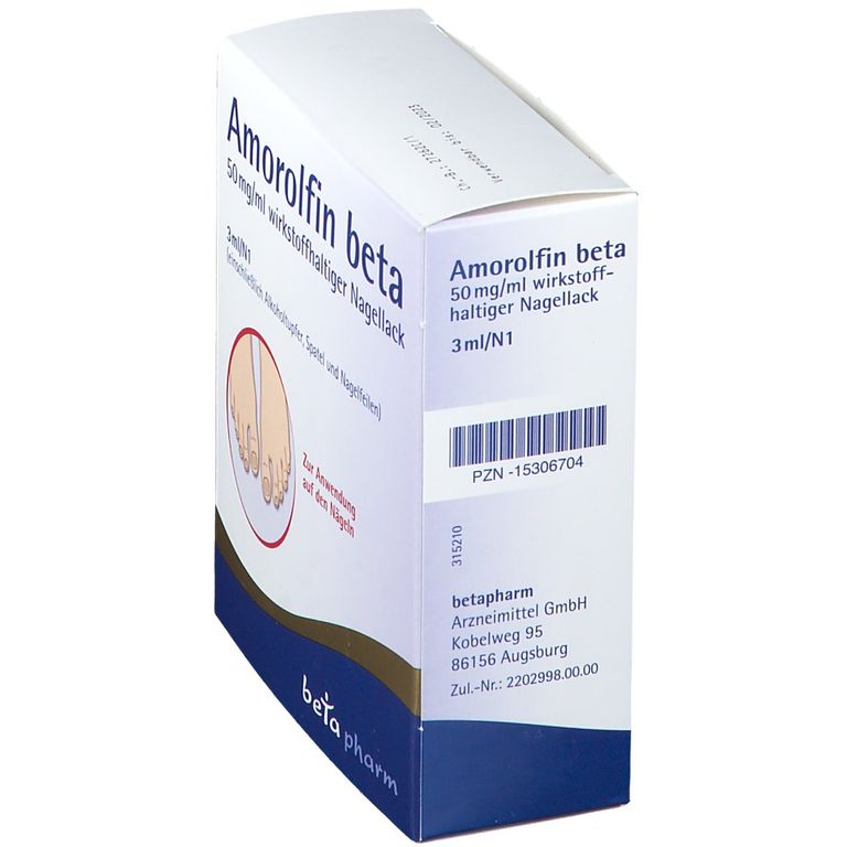 Amorolfin beta 50mg/ml 3 ml - Shop Apotheke