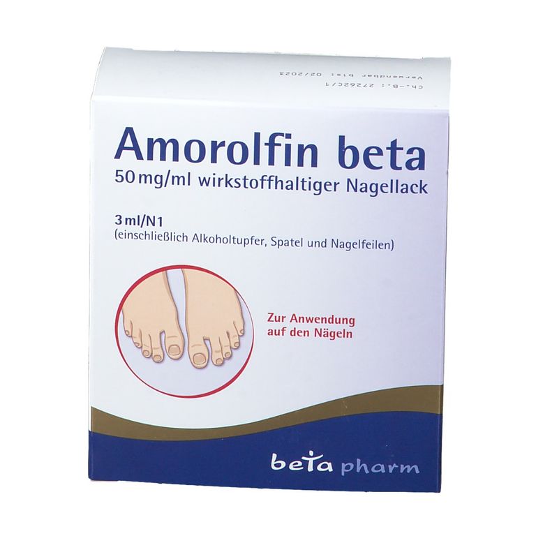Amorolfin beta 50mg/ml 3 ml - Shop Apotheke
