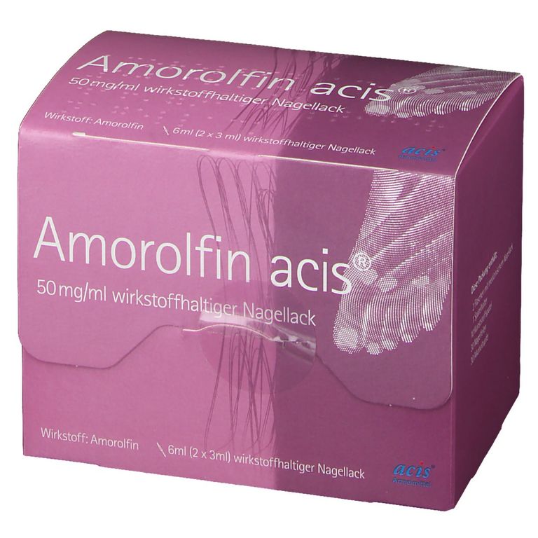 Amorolfin acis® 50 mg/ml wirkstoffhaltiger Nagellack 6 ml - Shop Apotheke