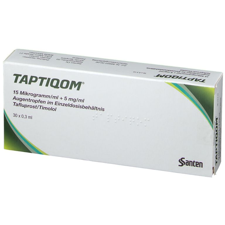 TAPTIQOM® 15 µg/ml + 5 mg/ml 30x0,3 ml mit dem E-Rezept kaufen - Shop ...