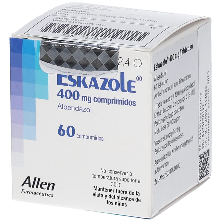 Eskazole® 400 mg 60 St mit dem E-Rezept kaufen - SHOP APOTHEKE