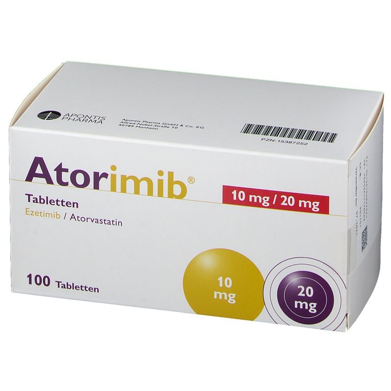 Atorimib® 10 mg/20 mg 100 St mit dem E-Rezept kaufen - Shop Apotheke