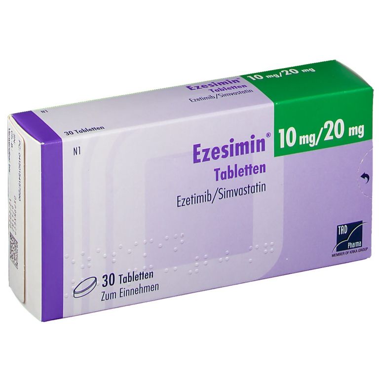 Ezesimin® 10 mg/20 mg 30 St mit dem E-Rezept kaufen - Shop Apotheke