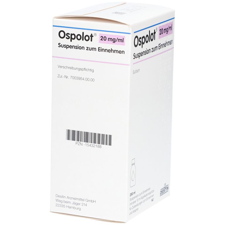 OSPOLOT 20 mg/ml Suspension zum Einnehmen 250 ml mit dem E-Rezept ...