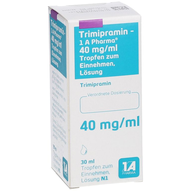 Trimipramin 1A 40Mg/Ml 30 ml mit dem E-Rezept kaufen - Shop Apotheke