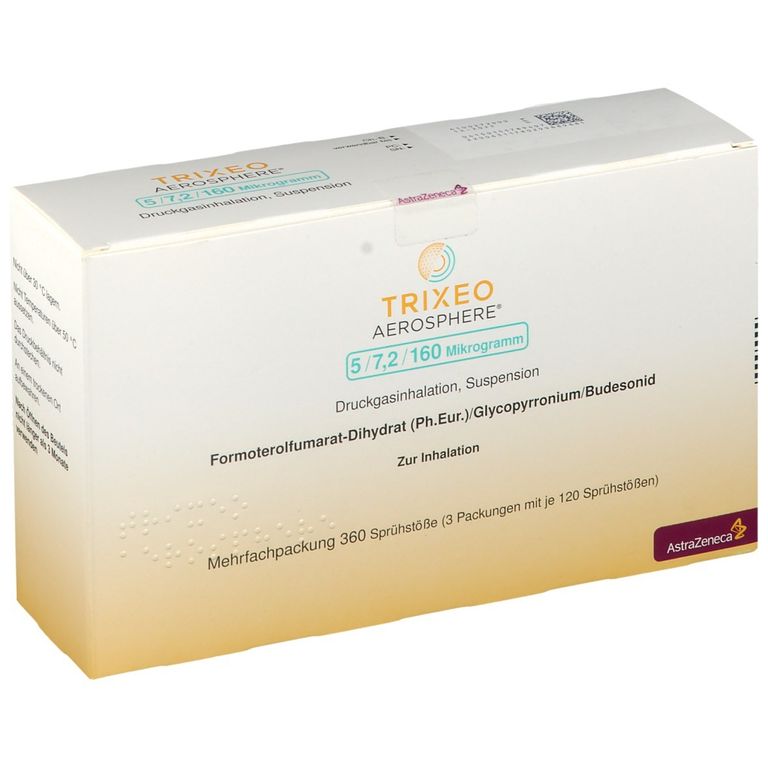 Trixeo Aerosphere® 5 µg/7,2 µg/160 µg 3 St mit dem E-Rezept kaufen ...