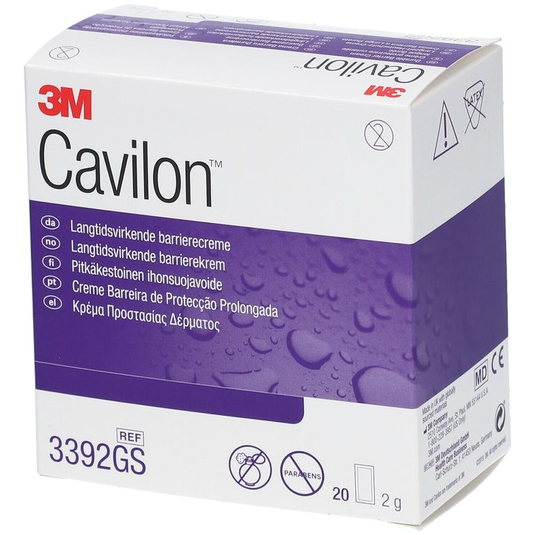 3 M Cavilon Langzeit-Hautschutz-Creme 20x2 g - Shop Apotheke