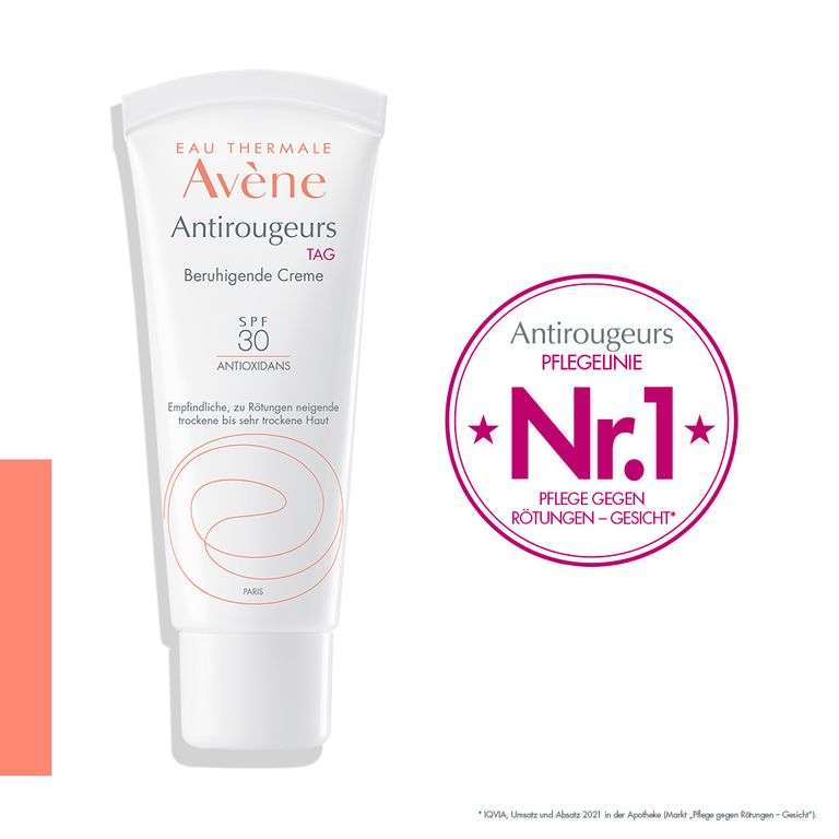 Avène Antirougeurs Tag Beruhigende Creme mit SPF 30 - beruhigend bei ...
