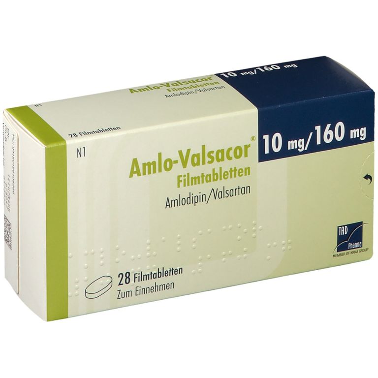 Amlo-Valsacor® 10 mg/160 mg 28 St mit dem E-Rezept kaufen - Shop Apotheke