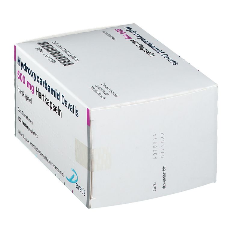 Hydroxycarbamid Devatis 500 mg 100 St mit dem E-Rezept kaufen - Shop ...