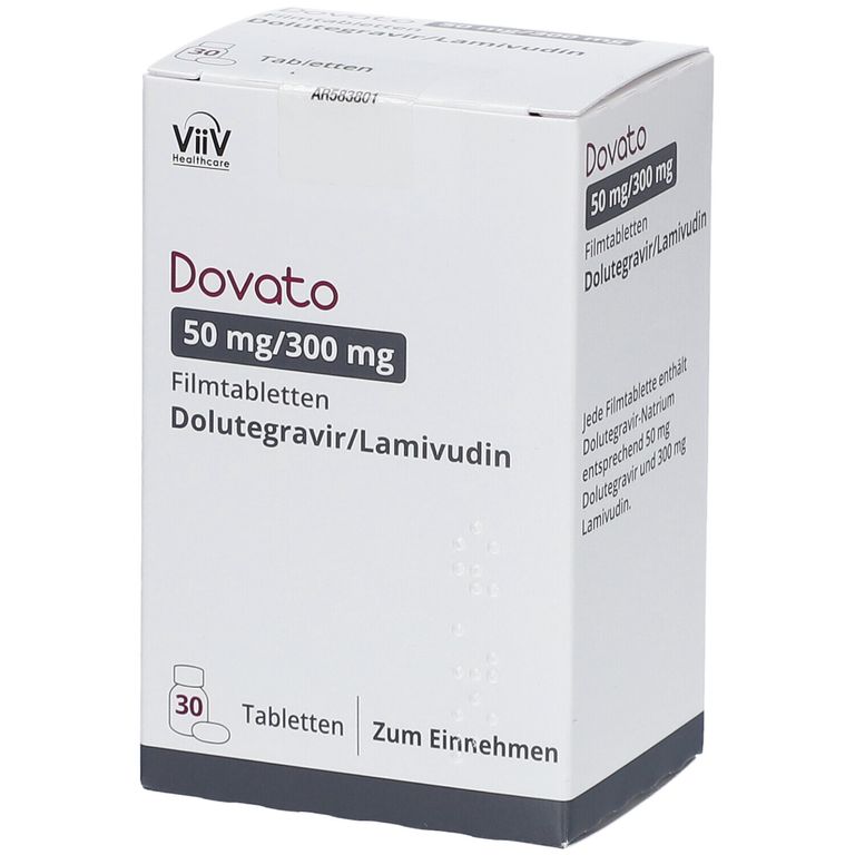 Dovato 50 mg/300 mg 1x30 St mit dem E-Rezept kaufen - Shop Apotheke