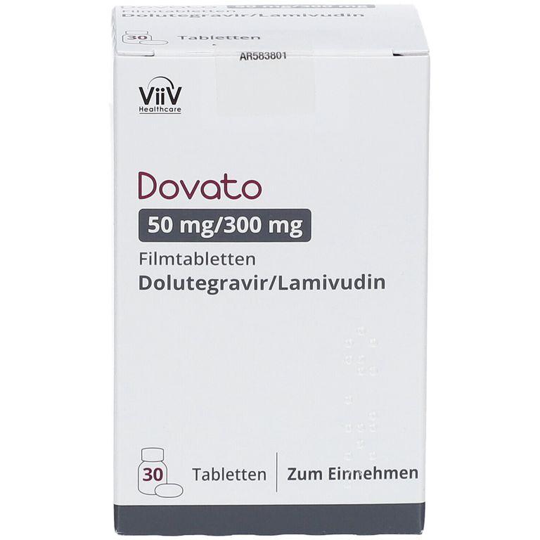 Dovato 50 mg/300 mg 1x30 St mit dem E-Rezept kaufen - Shop Apotheke