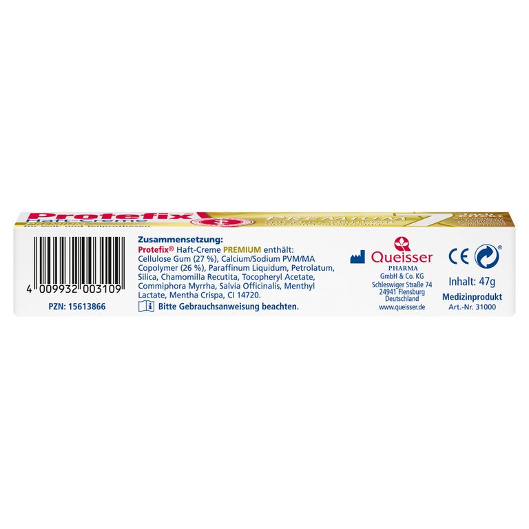 Protefix Haft-Creme PREMIUM 47 g - Shop Apotheke