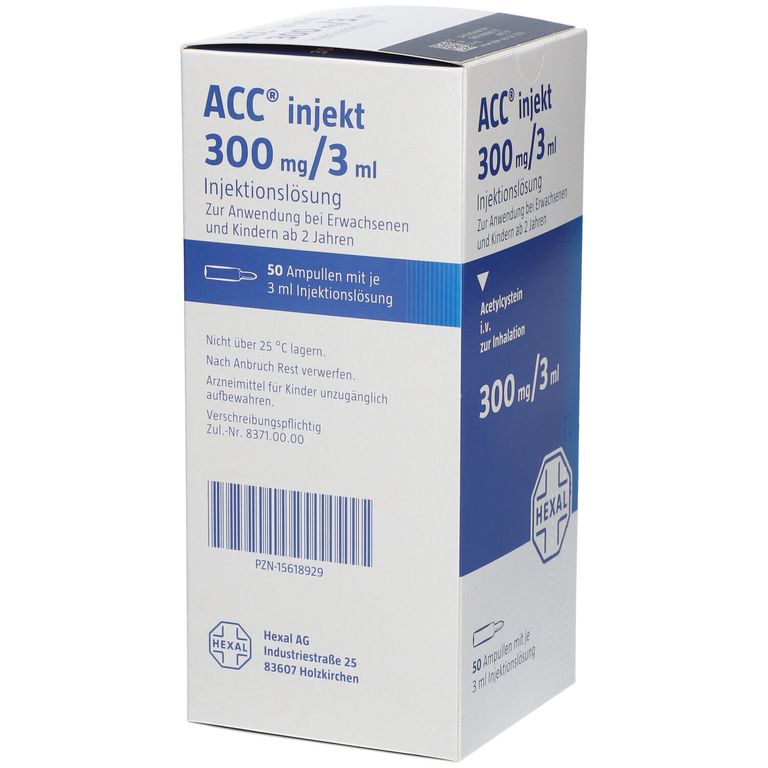 ACC® injekt 300 mg/3 ml 50x3 ml mit dem E-Rezept kaufen - Shop Apotheke