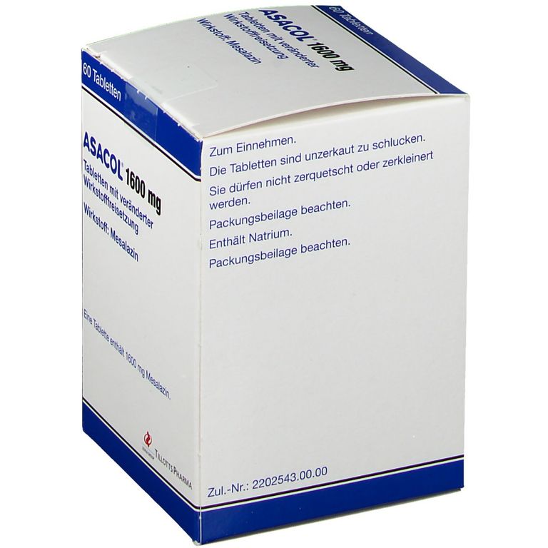 ASACOL® 1600 mg 60 St mit dem E-Rezept kaufen - Shop Apotheke
