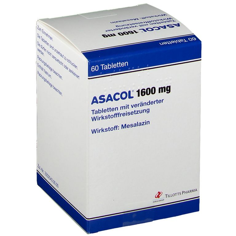 ASACOL® 1600 mg 60 St mit dem E-Rezept kaufen - Shop Apotheke