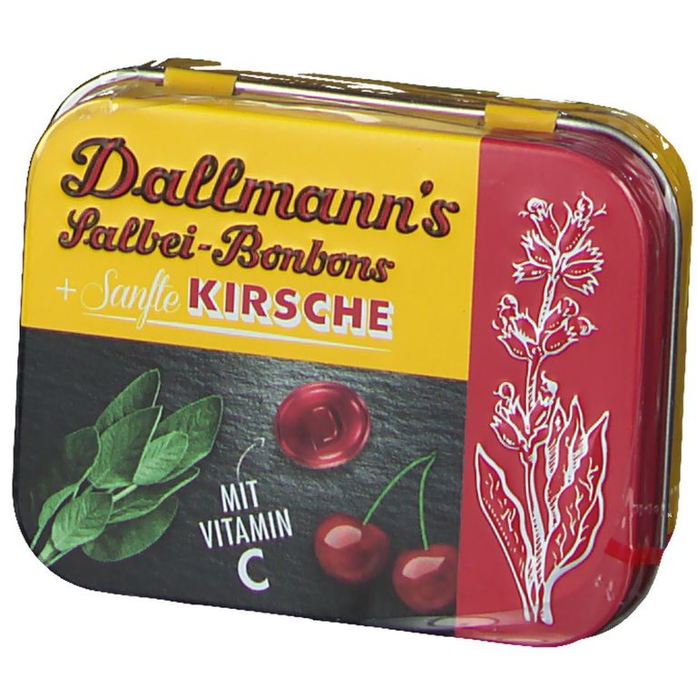 Dallmanns Salbei-Bonbons + sanfte Kirsche 46 g - Shop Apotheke