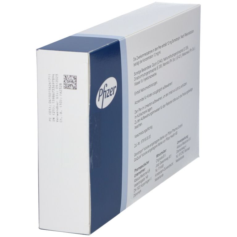 GENOTROPIN 12 mg/ml GoQuick Fertigpen 5 St mit dem E-Rezept kaufen ...