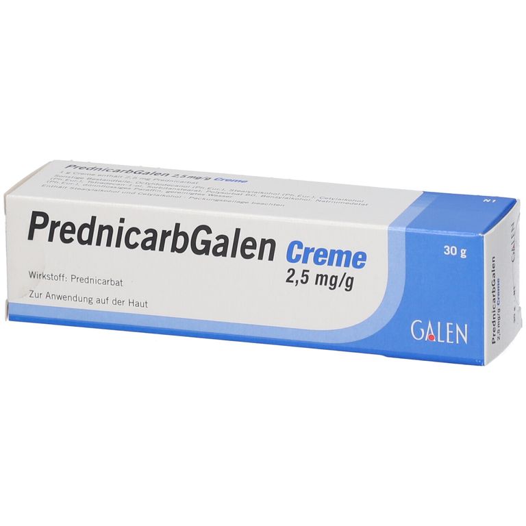PrednicarbGalen Creme 2,5mg/g 30 g mit dem E-Rezept kaufen - Shop Apotheke