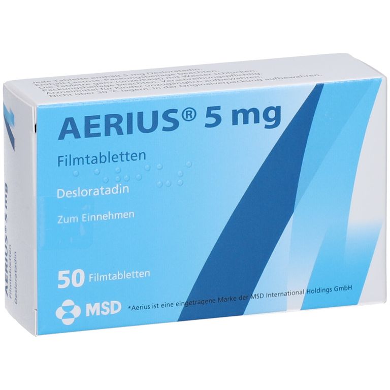 AERIUS® 5 mg 50 St mit dem E-Rezept kaufen - Shop Apotheke
