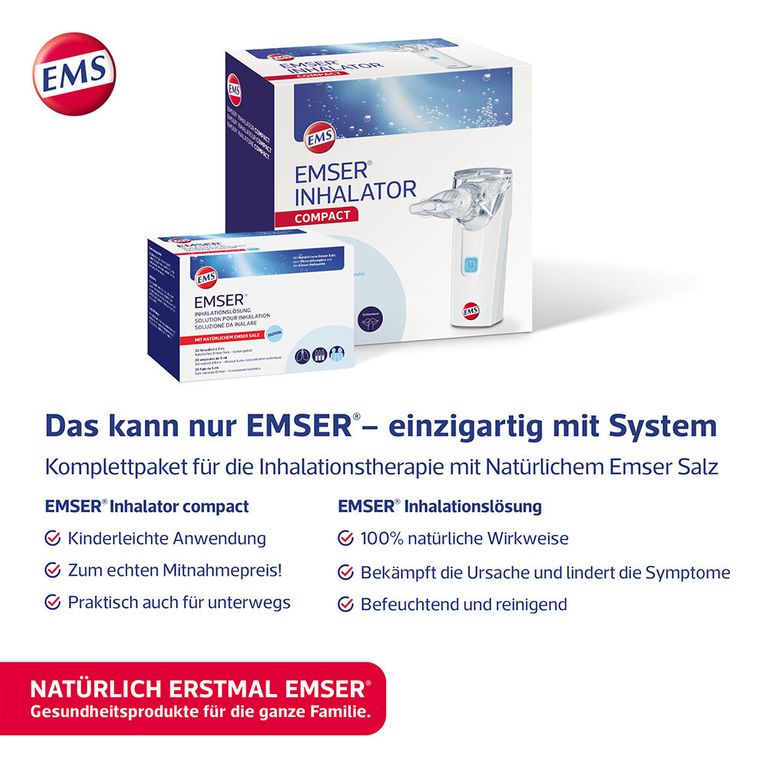 EMSER® Inhalator Compact 1 St - Shop Apotheke