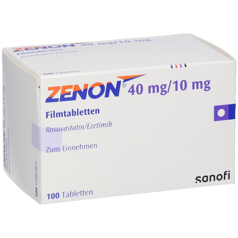 ZENON 40 mg/10 mg Filmtabletten 100 St mit dem E-Rezept kaufen - Shop ...