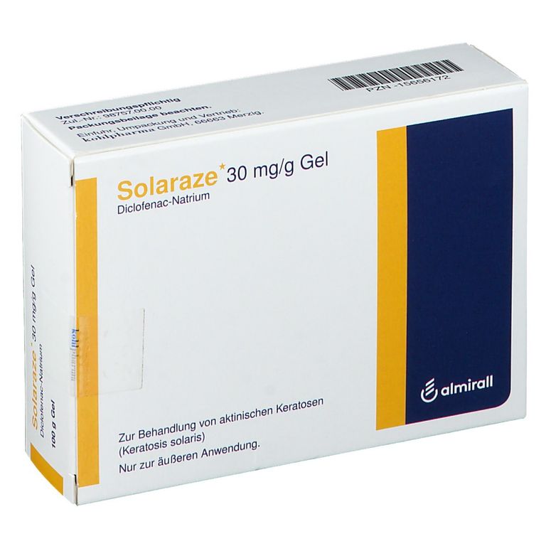 SOLARAZE 3% Gel 100 g mit dem E-Rezept kaufen - Shop Apotheke