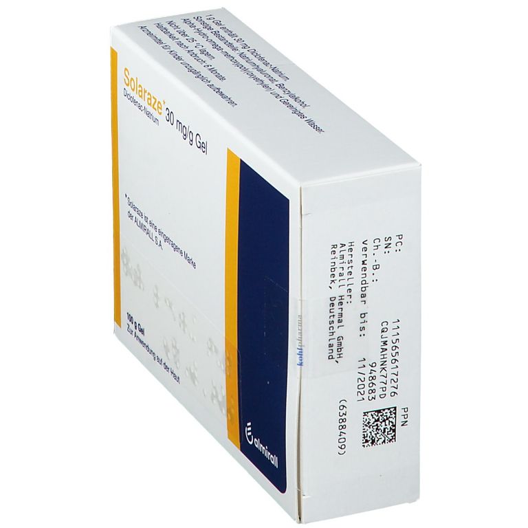 SOLARAZE 3% Gel 100 g mit dem E-Rezept kaufen - Shop Apotheke