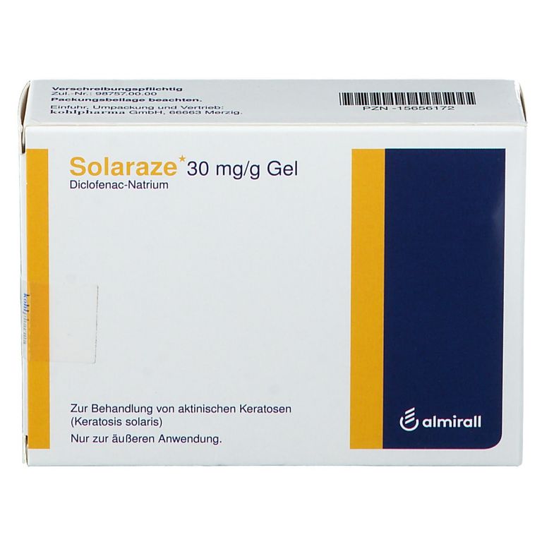 SOLARAZE 3% Gel 100 g mit dem E-Rezept kaufen - Shop Apotheke