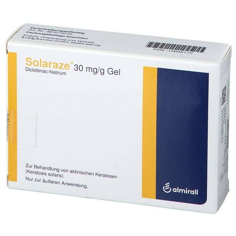 SOLARAZE 3% Gel 100 g mit dem E-Rezept kaufen - Shop Apotheke