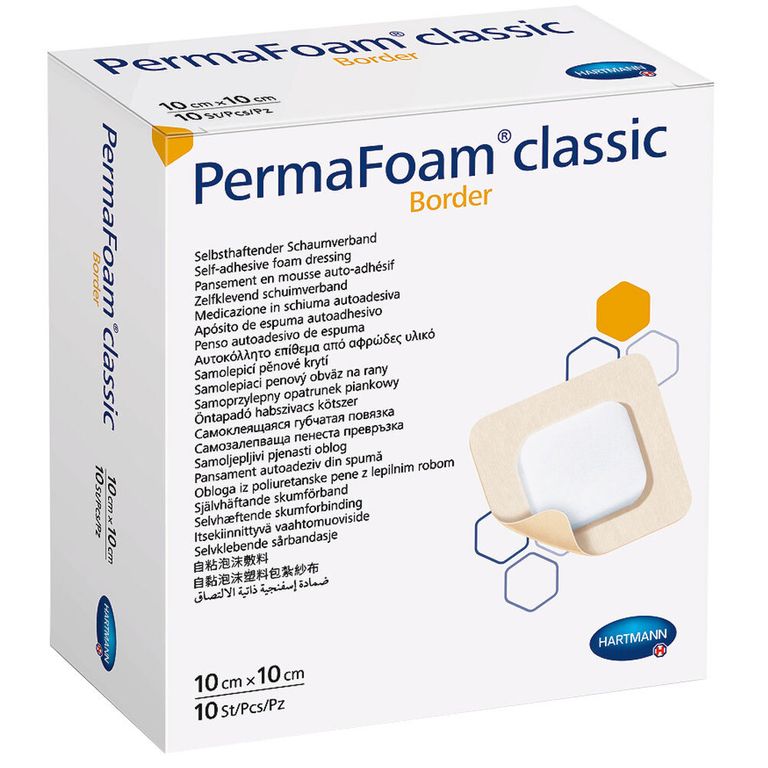 PermaFoam® Classic Border 10 x 10 cm 10 St - Shop Apotheke