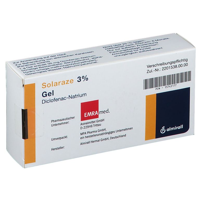 Solaraze® 3% 50 g mit dem E-Rezept kaufen - Shop Apotheke