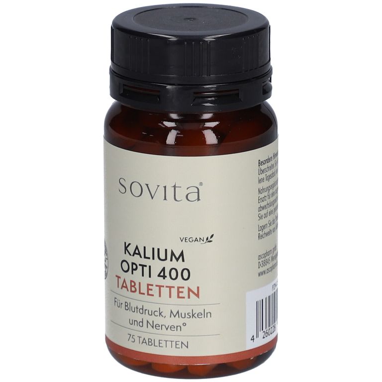 sovita Kalium Opti 400 Tabletten 75 St - Shop Apotheke