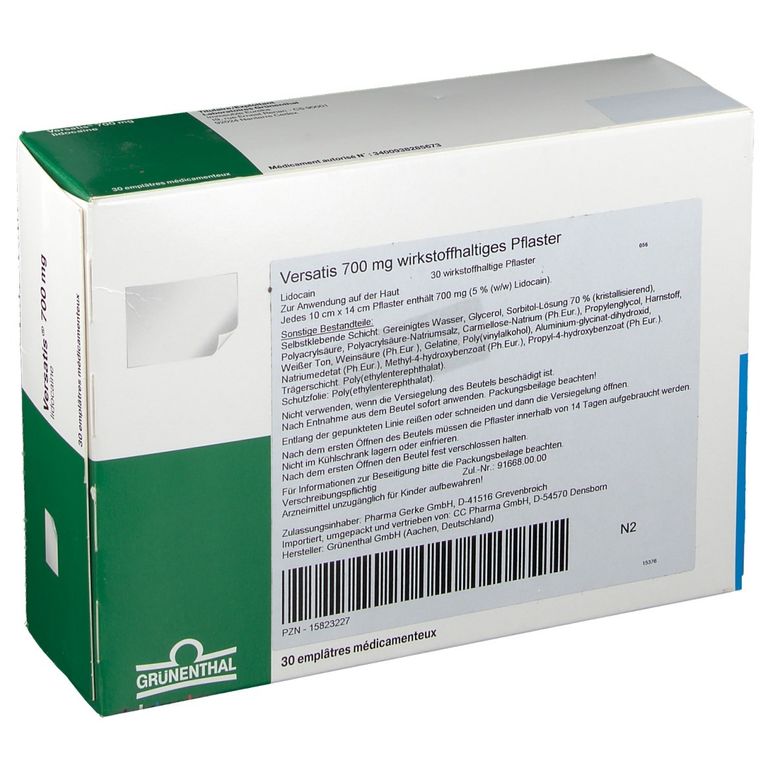 Versatis® 700 mg 30 St mit dem E-Rezept kaufen - Shop Apotheke