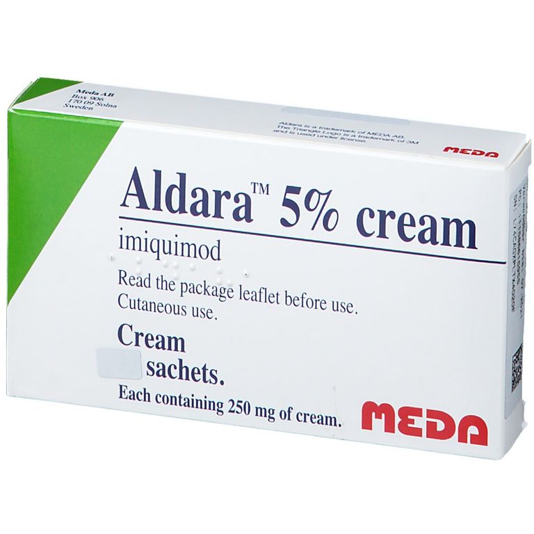 Aldara® 5% Creme Sachets 24 St mit dem E-Rezept kaufen - Shop Apotheke