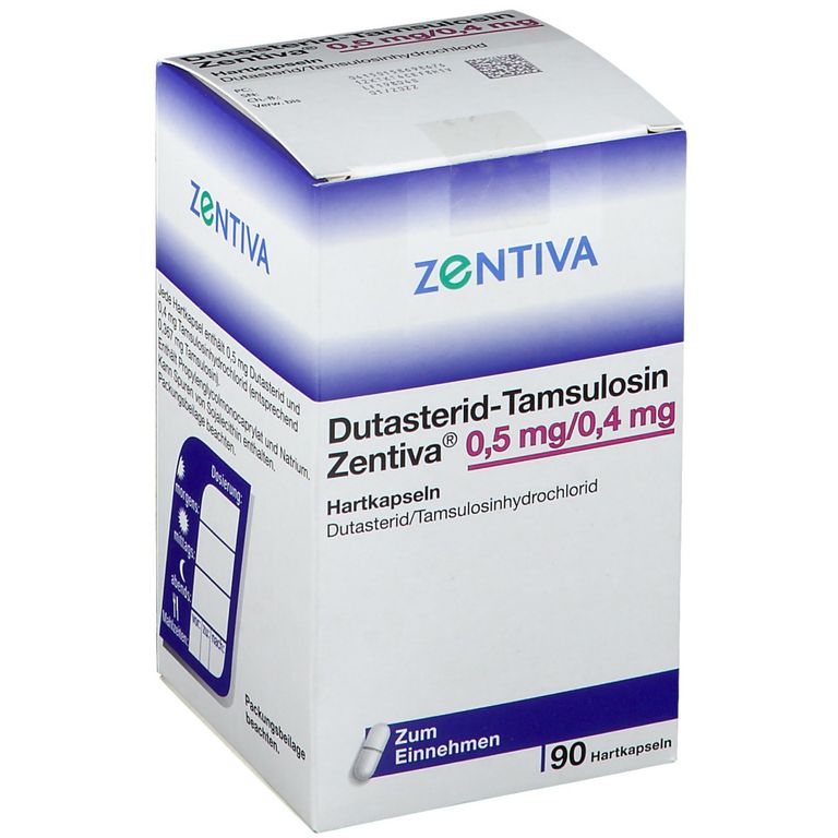 Dutasterid-Tamsulosin Zentiva® 0,5 mg/0,4 mg 90 St mit dem E-Rezept ...