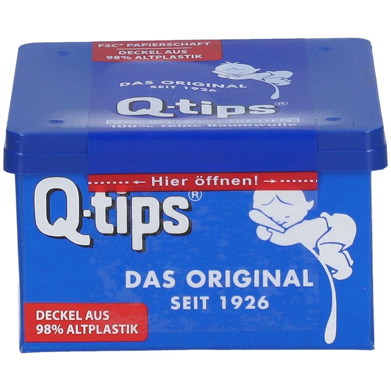 Q-tips® Wattestäbchen, Würfelbox 206 St - Shop Apotheke