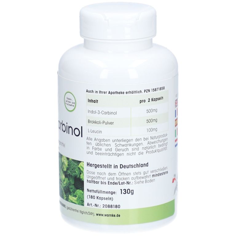 WARNKE Indol-3-Carbinol Kapseln 180 St - Shop Apotheke