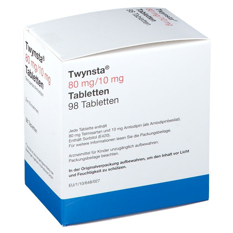 Twynsta® 80Mg/10Mg 98 St mit dem E-Rezept kaufen - Shop Apotheke