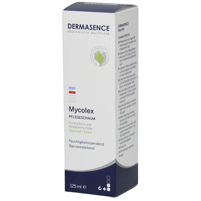 DERMASENCE Mycolex Pflegeschaum 125 ml - Shop Apotheke