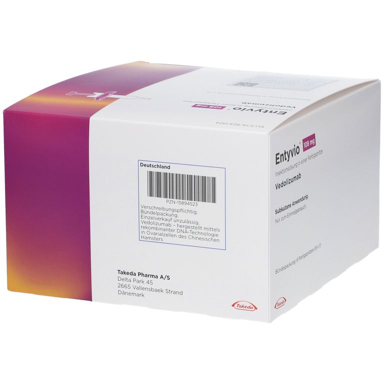 Entyvio® 108 mg 6 St mit dem E-Rezept kaufen - Shop Apotheke