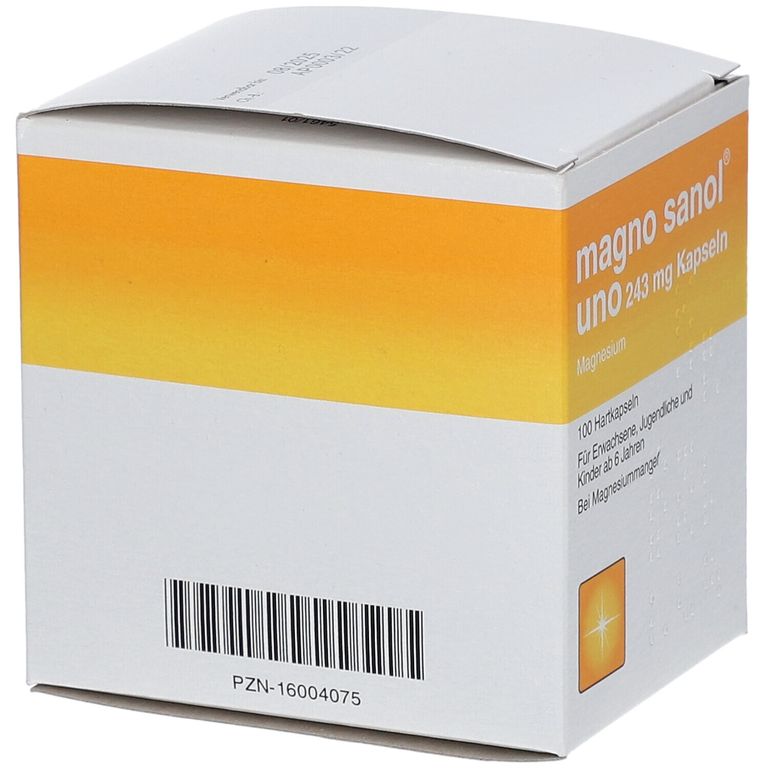 magno sanol® uno 243 mg Kapseln 100 St - Shop Apotheke